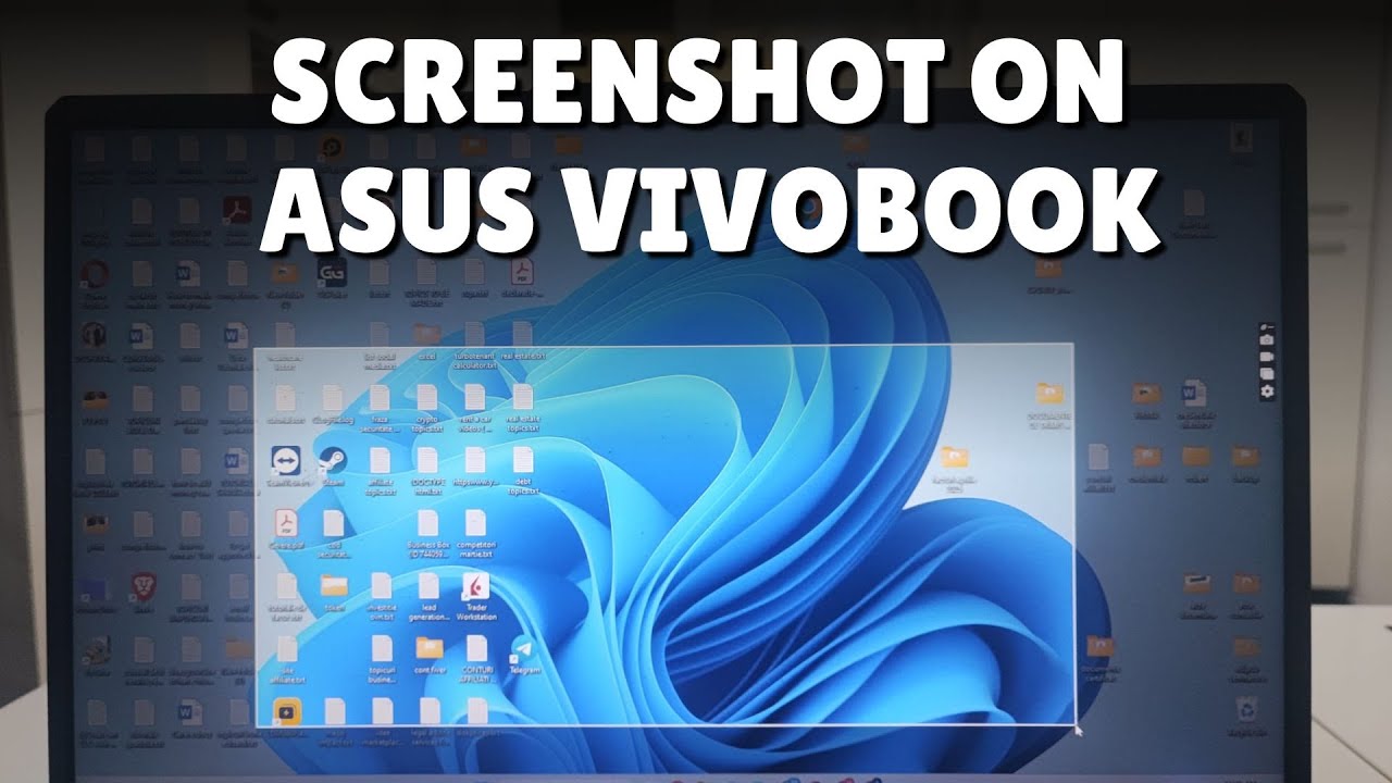 How To Take A Screenshot On Asus Vivobook Laptop - YouTube