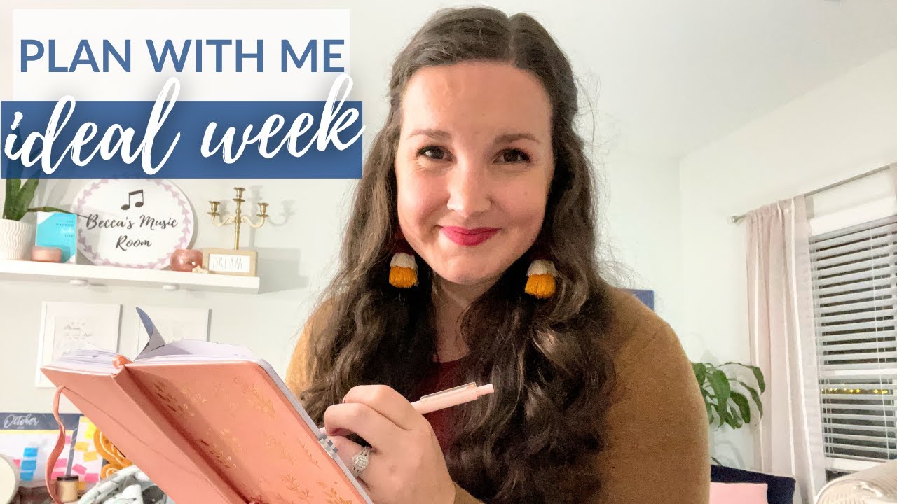 Let's make an IDEAL WEEK (plan with me!) - YouTube