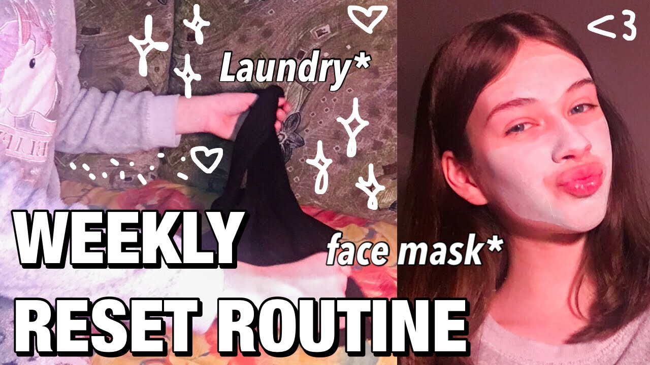 my weekly reset routine / cleaning, self care... - YouTube