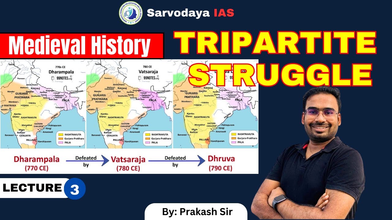 Medieval History | LEC 3 I Tripartite Struggle I UPSC CSE & BPSC | By ...