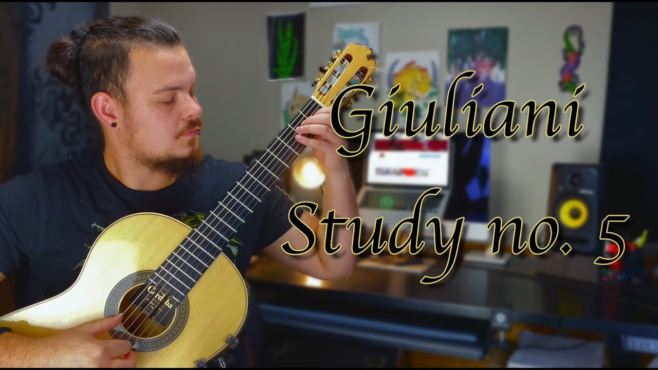 Mauro Giuliani - "Etude no. 5 op. 100" performed by Tony Zazula - YouTube