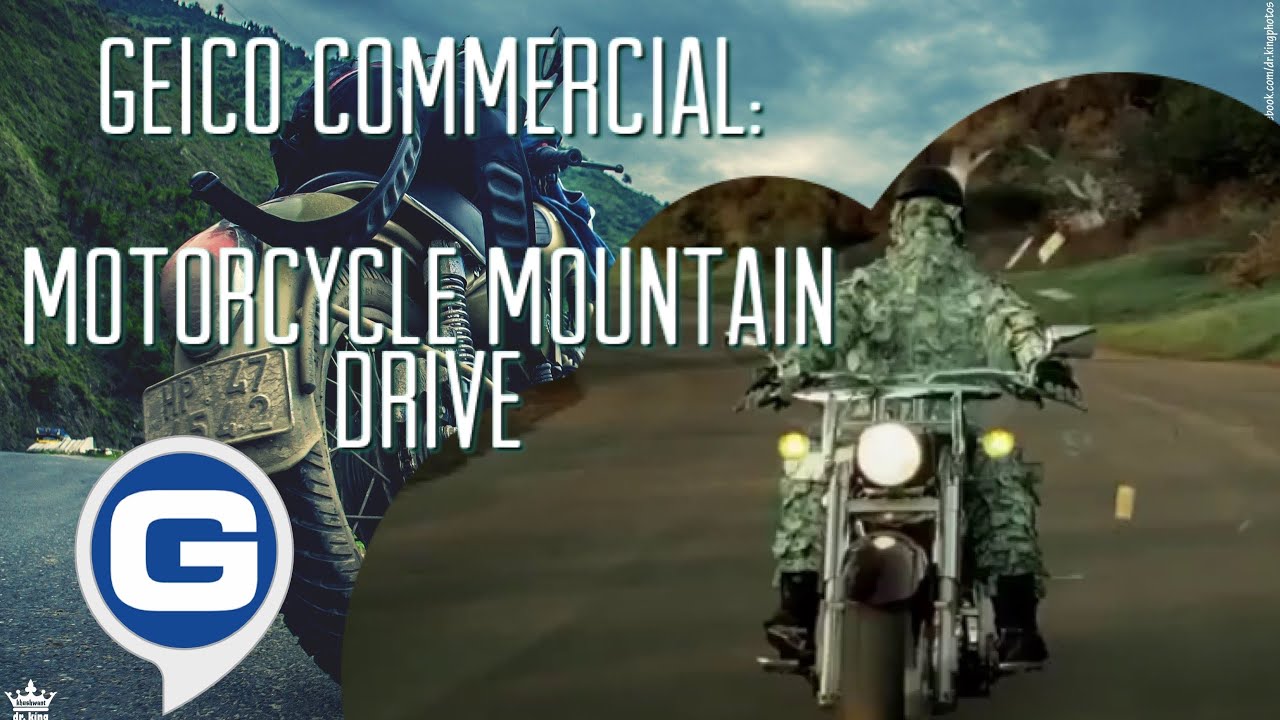 GEICO Money Man Commercial - Motorcycle Mountain Drive 💸🏍️🏔️😎 (2012 ...