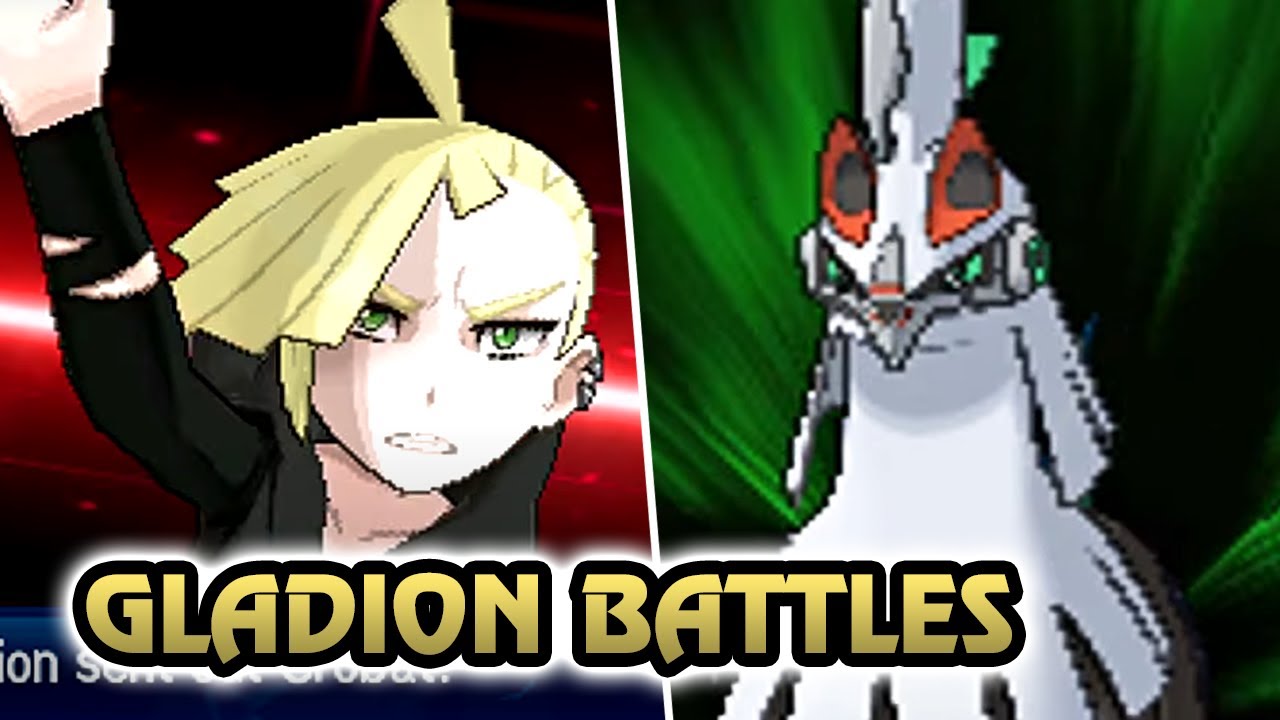 Pokémon Sun and Moon - All Gladion Battles (HQ) - YouTube