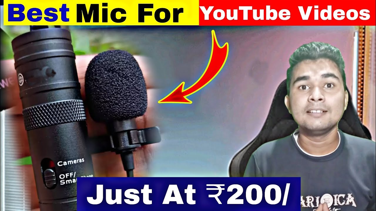 Best Mic For YouTube Under ₹500/ #youtubemic #mic #youtubegudget - YouTube