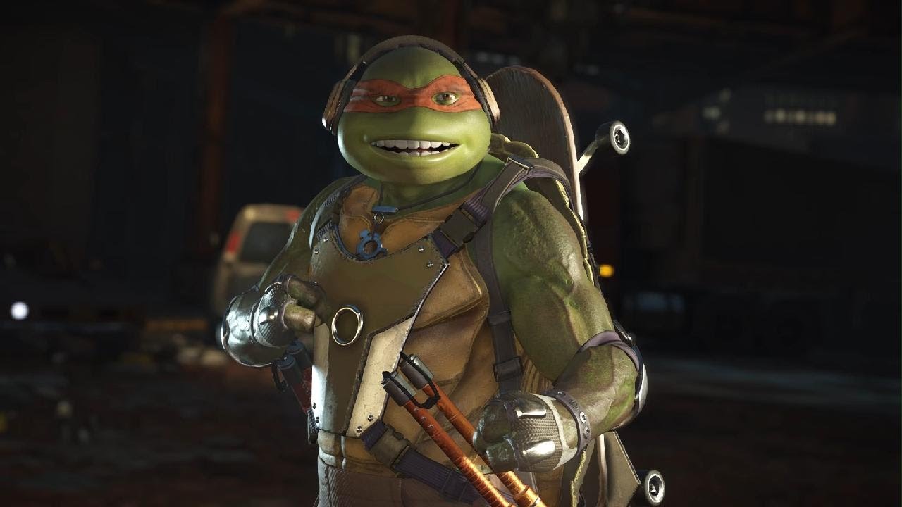 Injustice 2 TMNT Michelangelo vs Donatello (Boss Battle) - YouTube