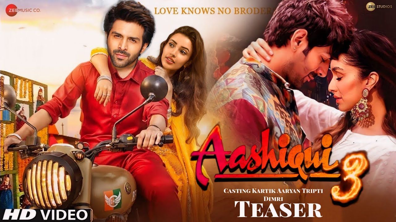 Aashiqui 3 - Official Trailer | Kartik Aaryan | Tripti Dimri | Bhushan ...