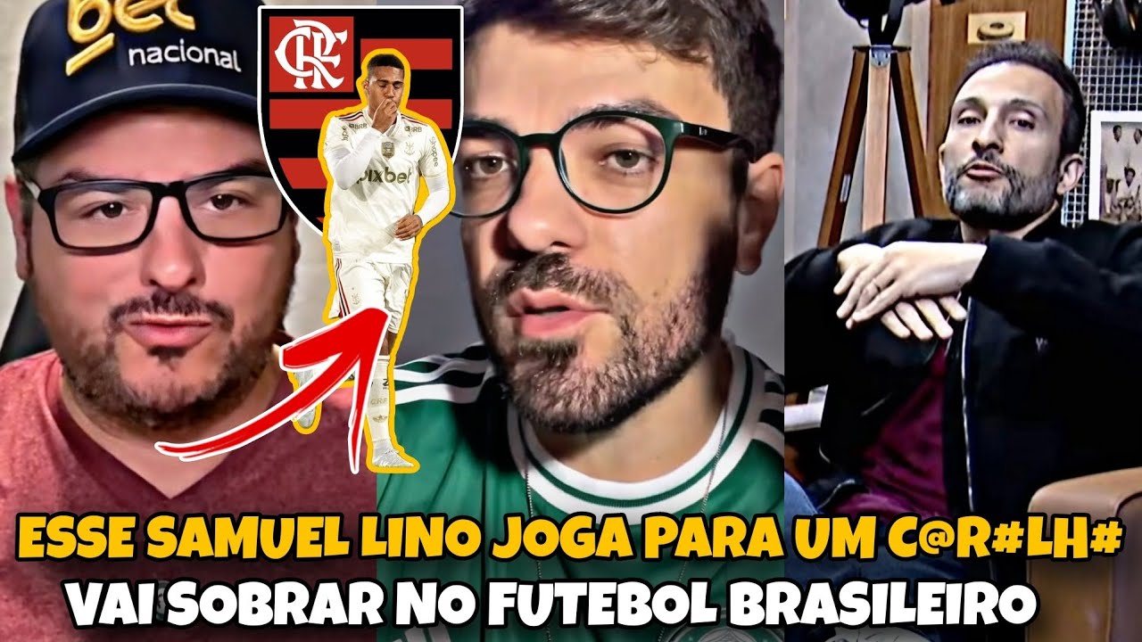 SAMUEL LINO CHOCOU AS MÍDIAS RIVAIS PELO FLAMENGO KKKKK ( RICA PERRONE ...