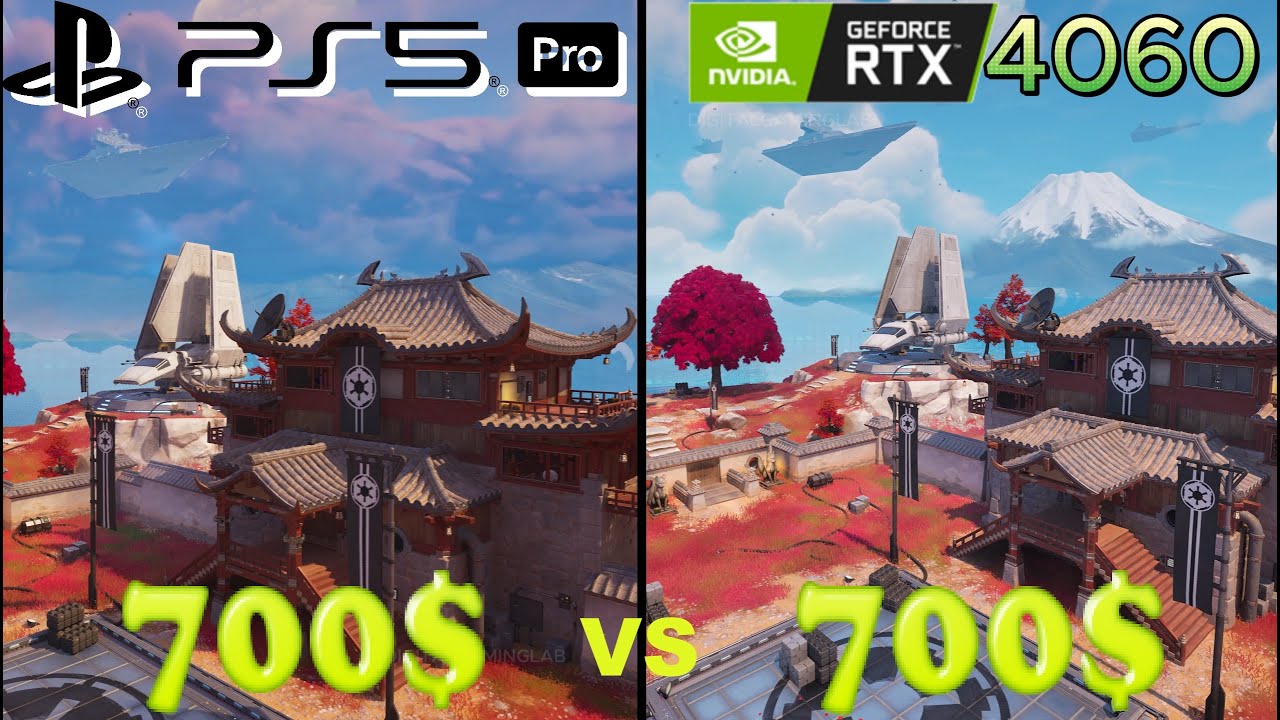 |4K60| RTX 4060 vs PS5 PRO | In Game Quality in Fortnite | - YouTube