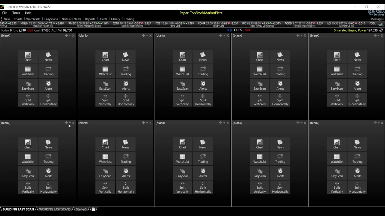 TC2000 V17 Worden HOW TO SETUP & BUILDING EASY SCANS 4 WATCH LIST - YouTube
