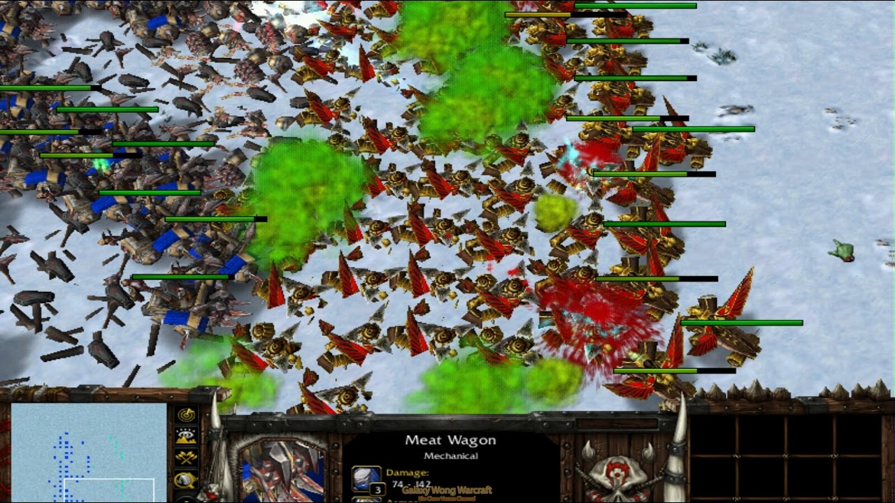 (Comment Request) 100 Meat Wagon vs 100 Glaive Thrower (Fully Upgrade ...