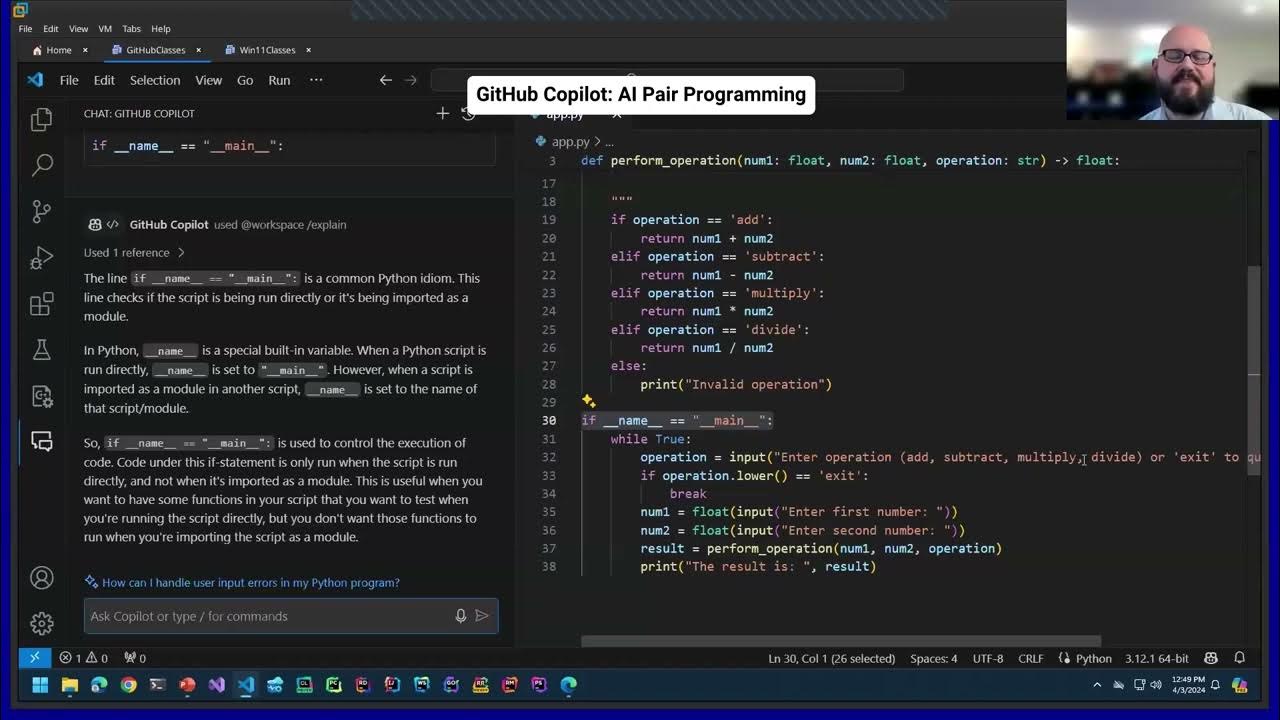 GitHub Copilot: AI Pairing Tool for Coding - YouTube