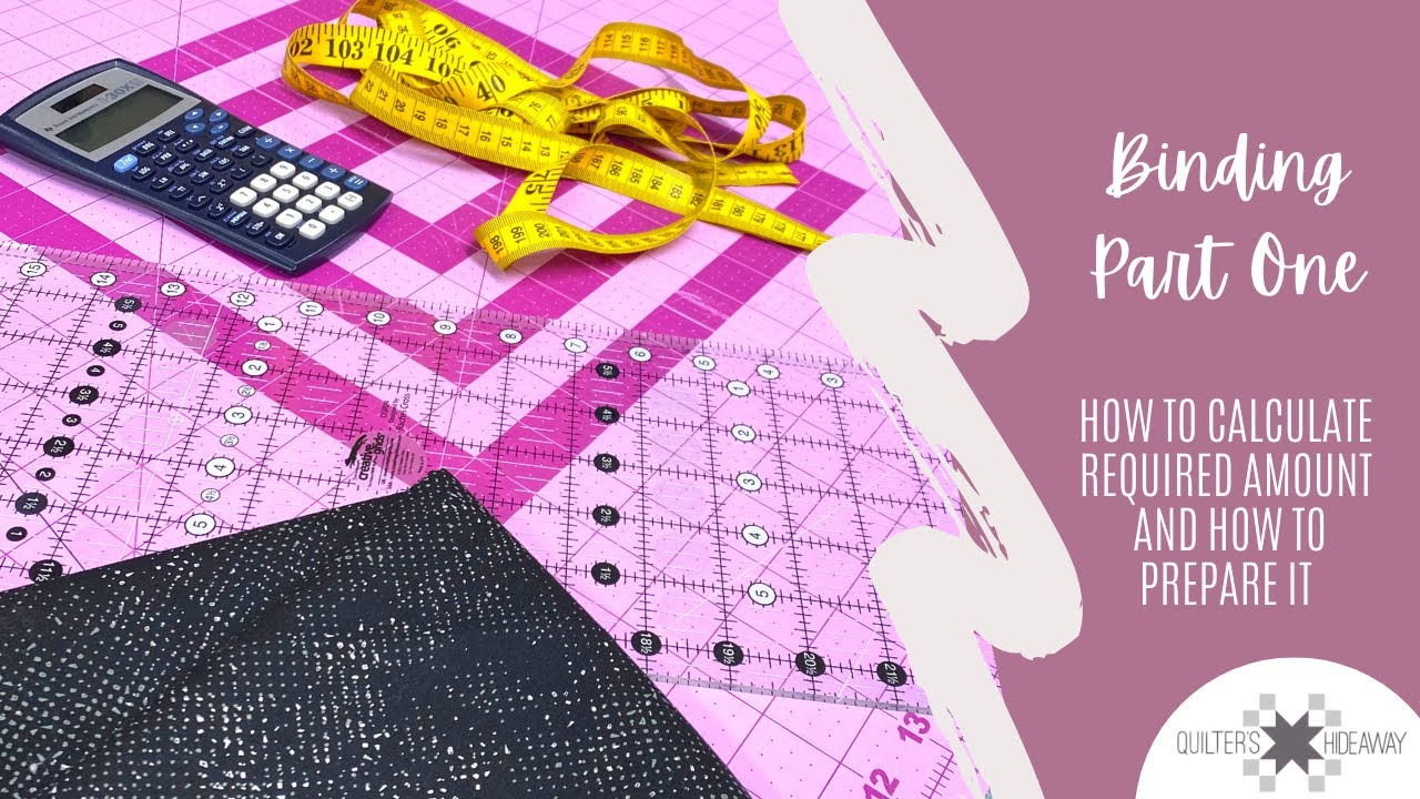 Binding Part One - How to calculate and prepare binding - YouTube