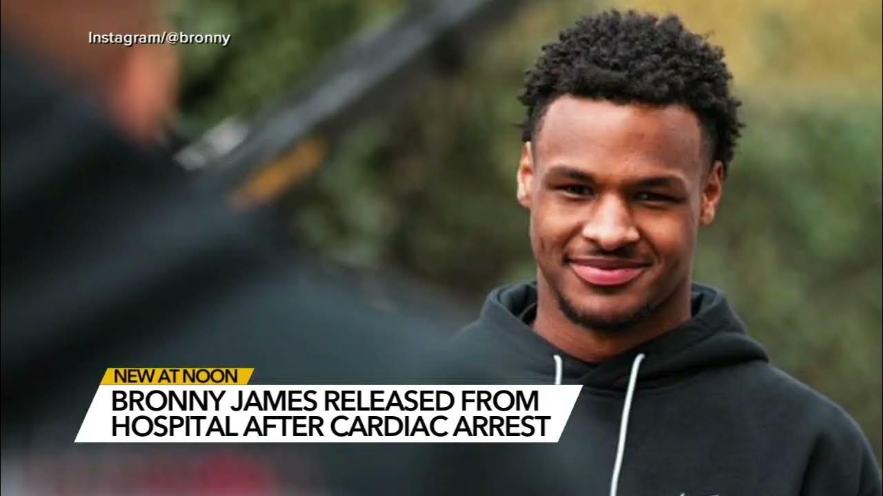 Bronny James discharged from hospital following cardiac arrest - YouTube