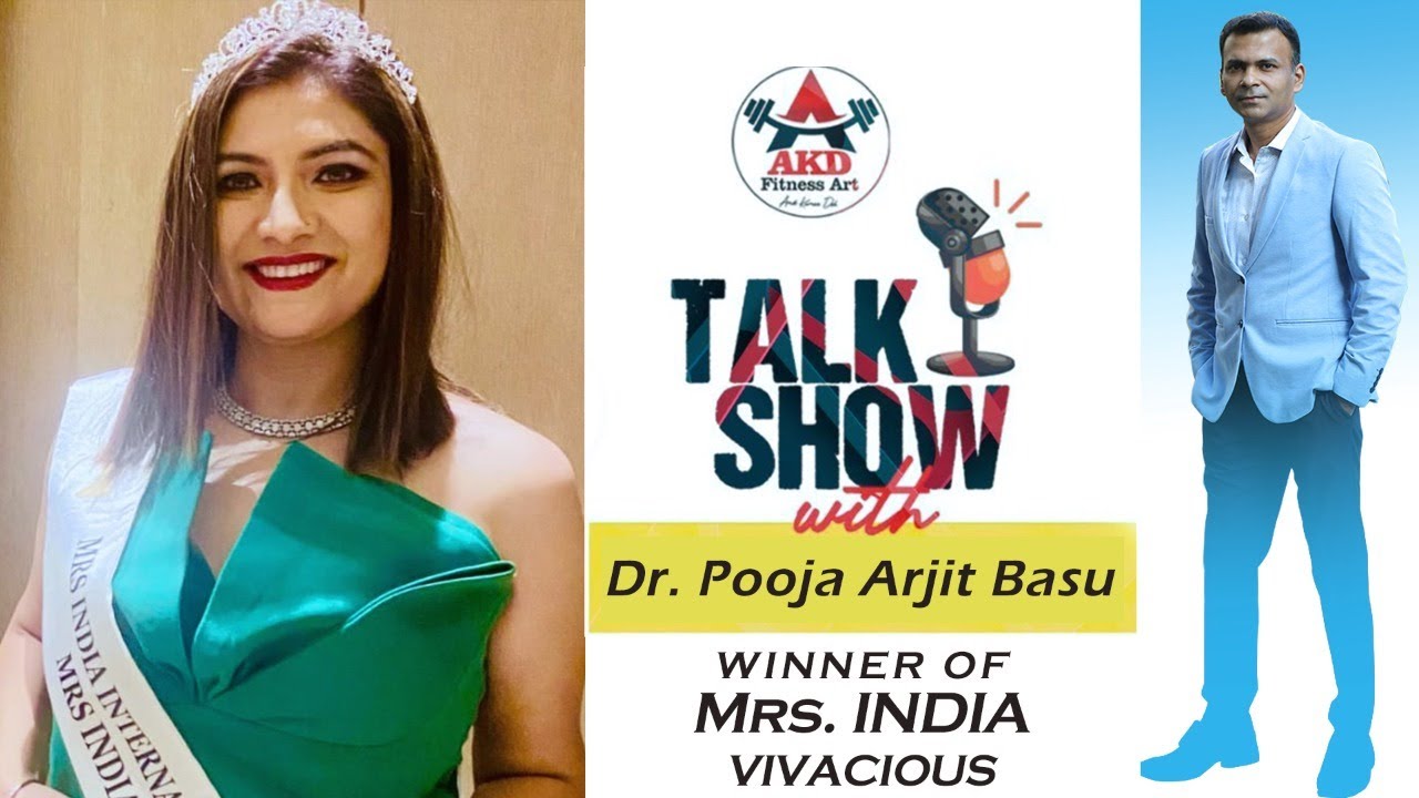 Talk Show With Dr.Pooja Arjit Basu - Mrs.India | Mrs India Beauty Queen ...