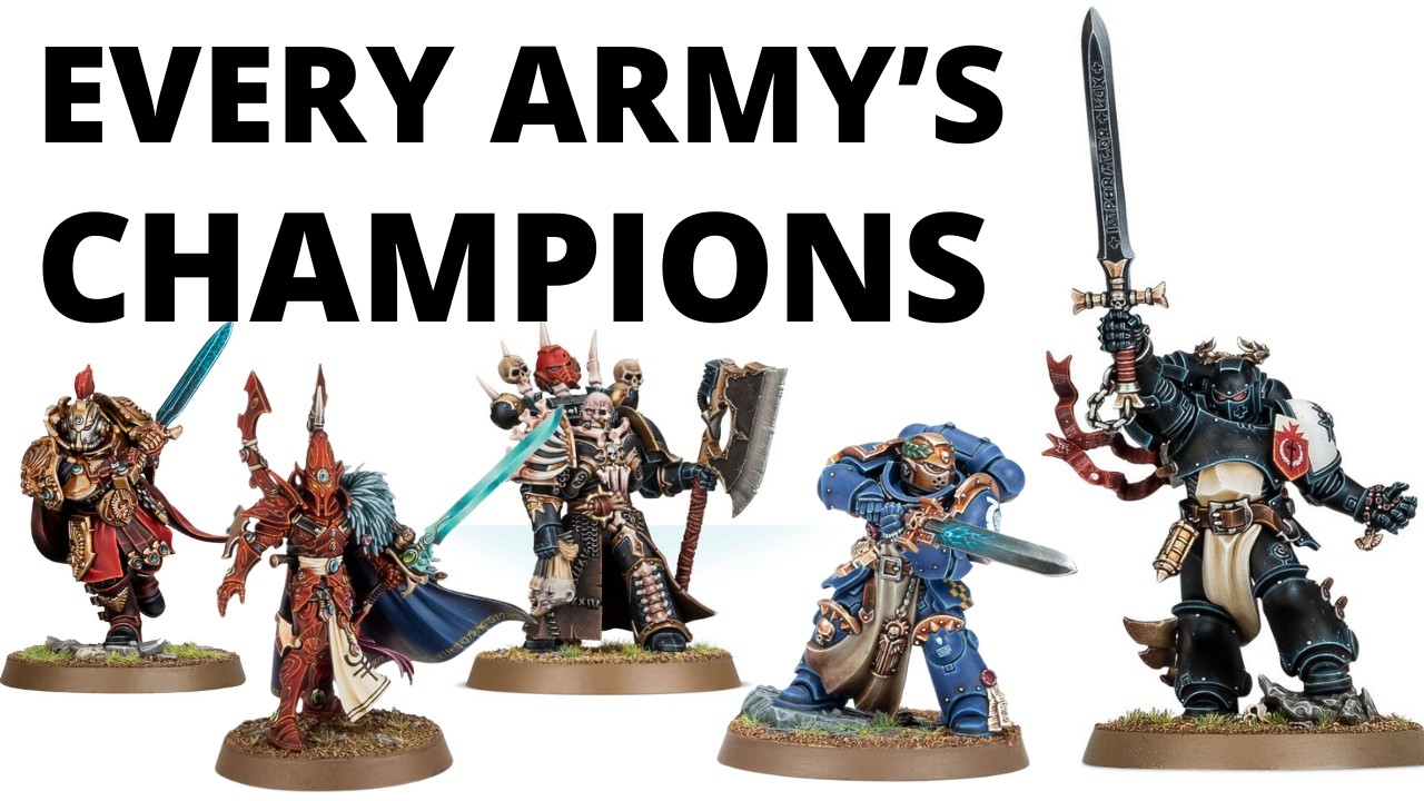 Ranking Every Warhammer 40K Faction's CHAMPION Units - YouTube