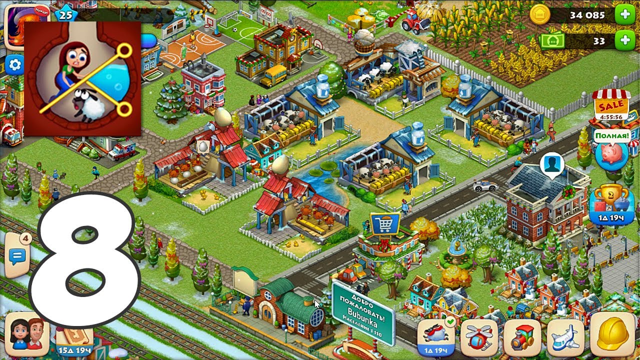 Township - Gameplay Walkthrough Part 8 - Level 25 (Android, iOS) Farm ...