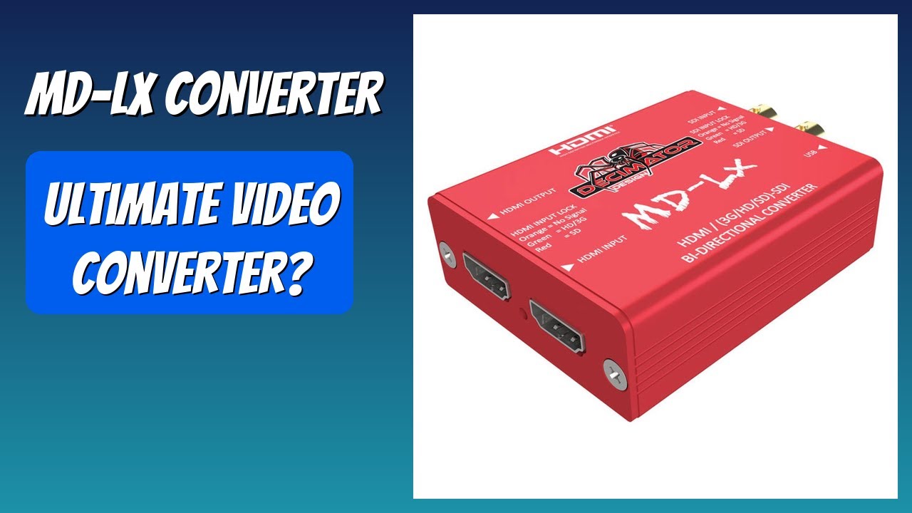 REVIEW (2025): MD-LX Converter. Features. - YouTube