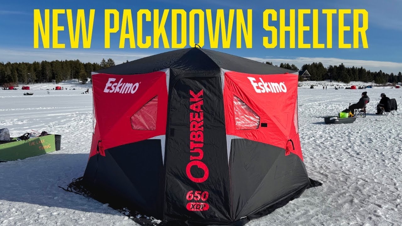 Eskimo Outbreak 650 XDP - The New Packdown Shelter from Eskimo! - YouTube
