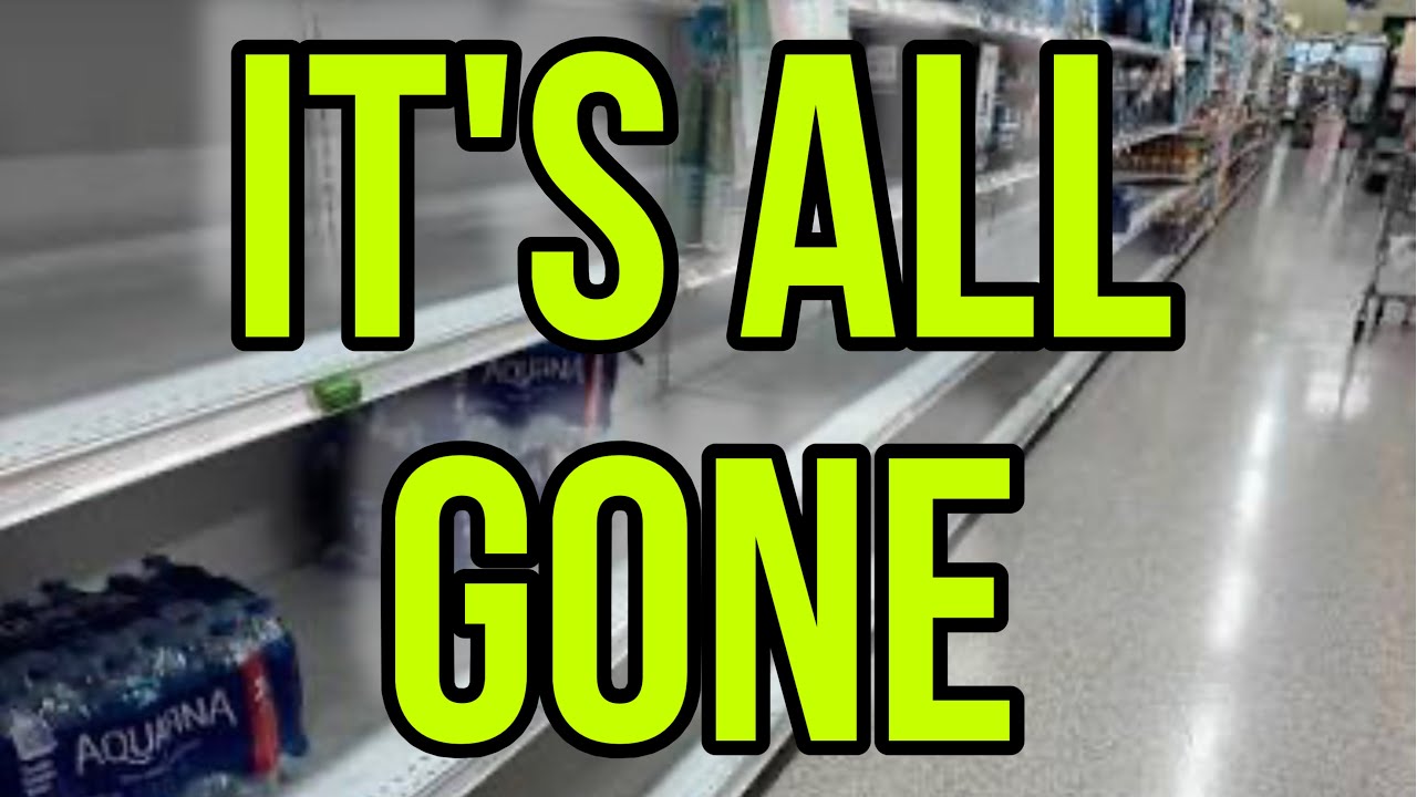 No WATER Left In Stores!! North Eastern Storms Happening! - YouTube