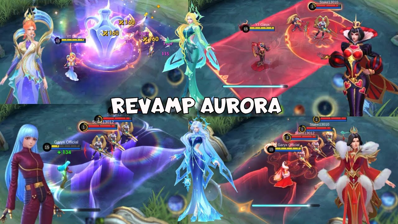 GAMEPLAY REVAMP AURORA SKIN & ZODIAC SKIN & STARLIGHT SKIN MLBB ...