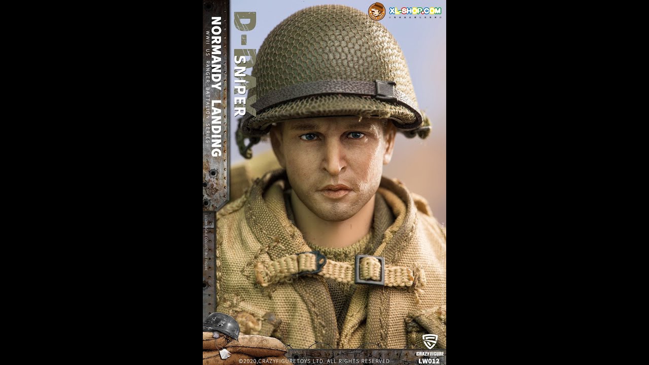 1/12 Scale Crazy Fiigures Sniper Private Jackson (Barry Pepper) Figure ...