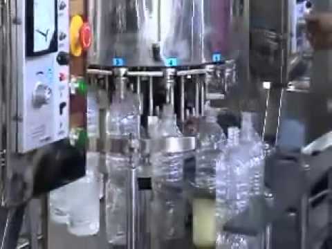 small bottle water bottling line - YouTube