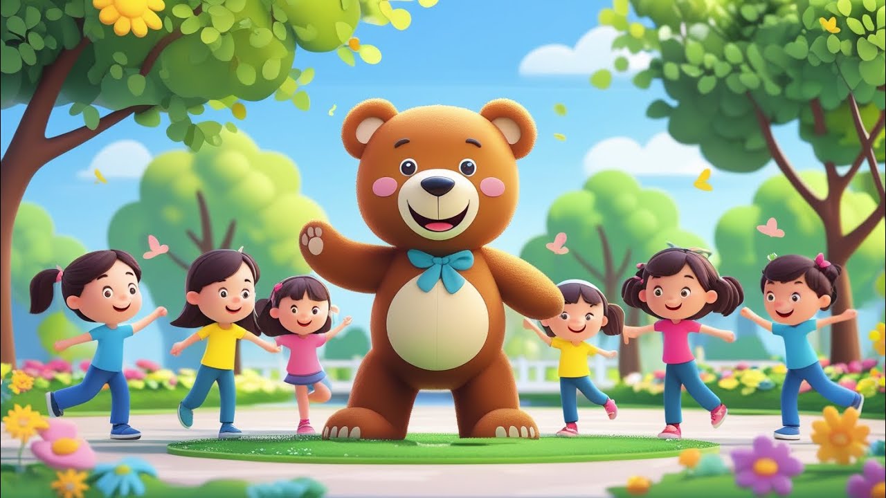 Teddy Bear Teddy Bear Turn Around | Fun Action Song for Kids 🧸 ...