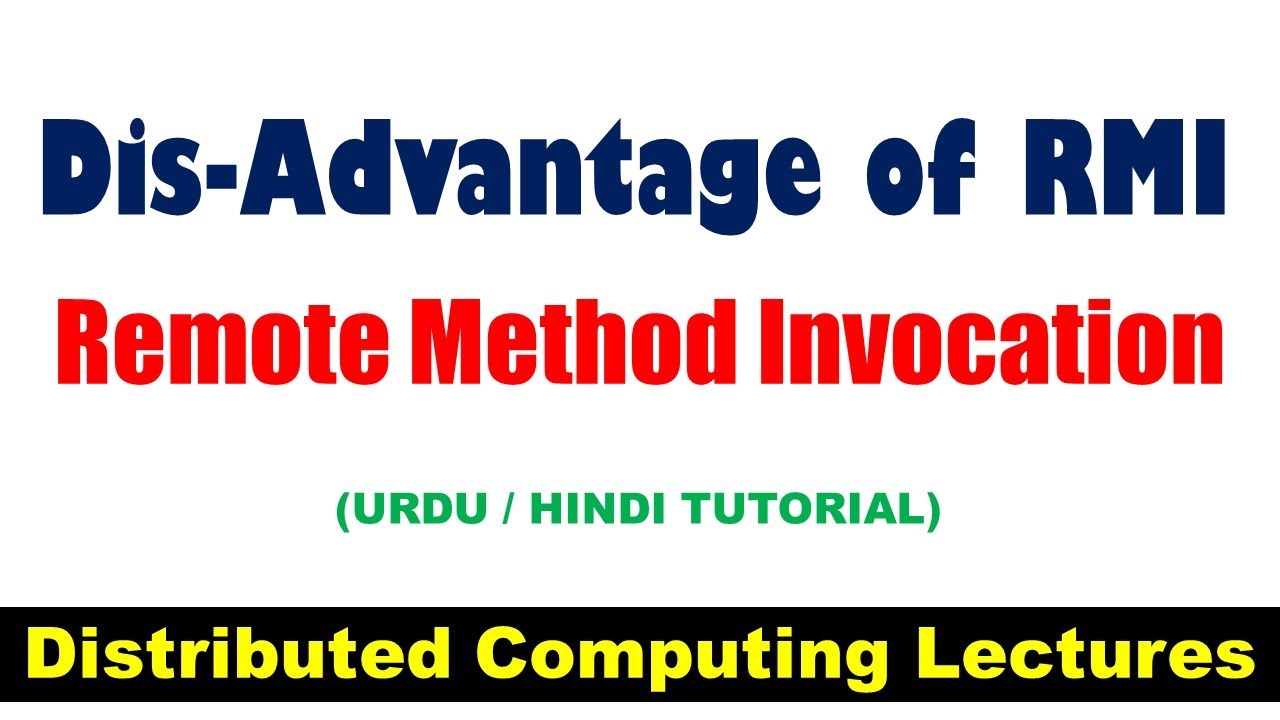 RMI disadvantage ! Why corba was introduced ! rmi in distributed system ...