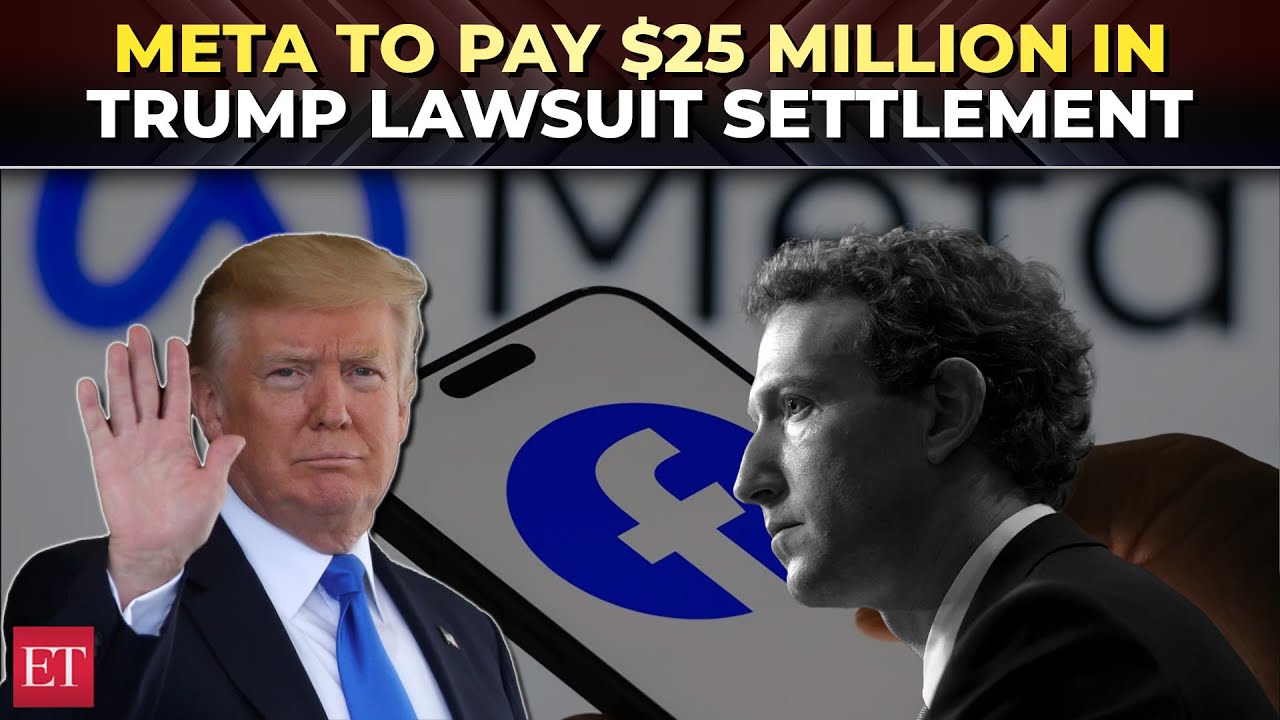 Meta agrees to $25 Mn settlement with Trump over social media bans and ...