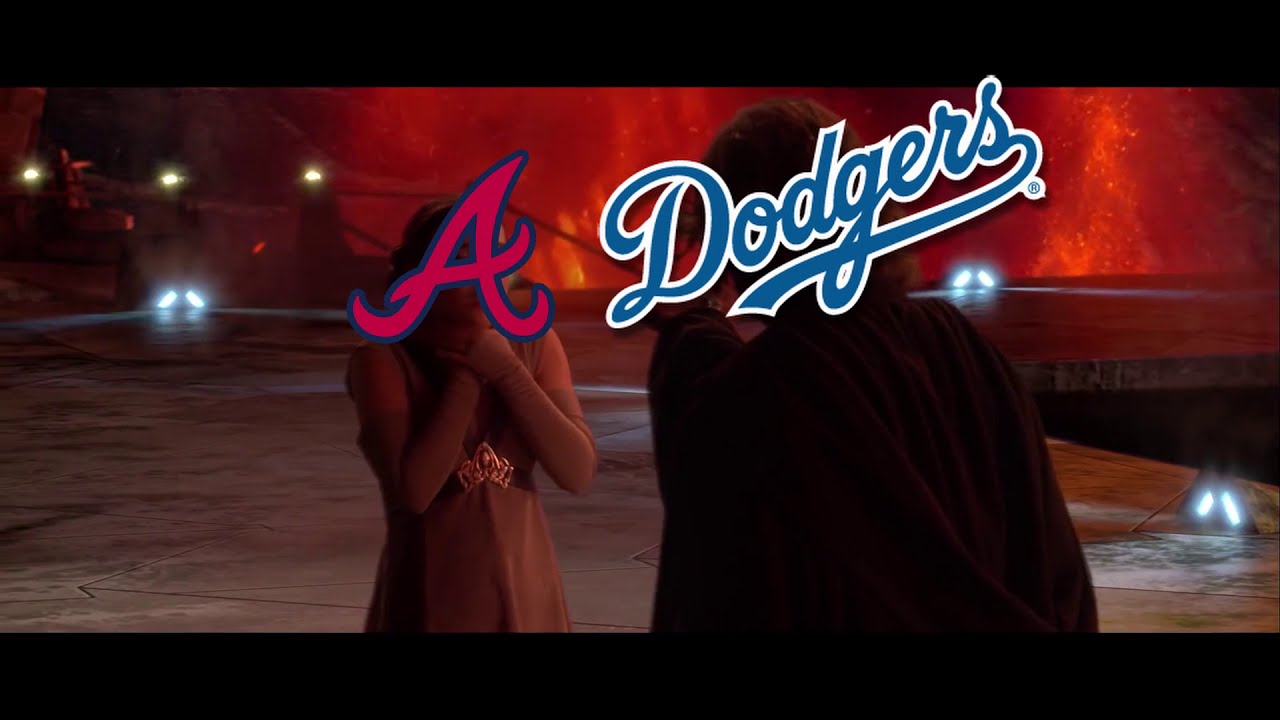 Braves Choking to Dodgers - YouTube