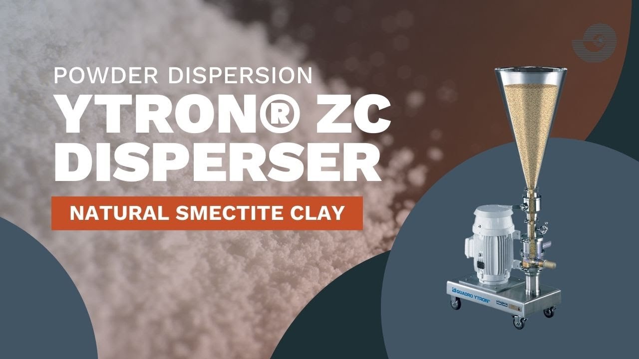 Veegum® T Dispersion - Quadro Ytron ZC Powder Disperser - YouTube