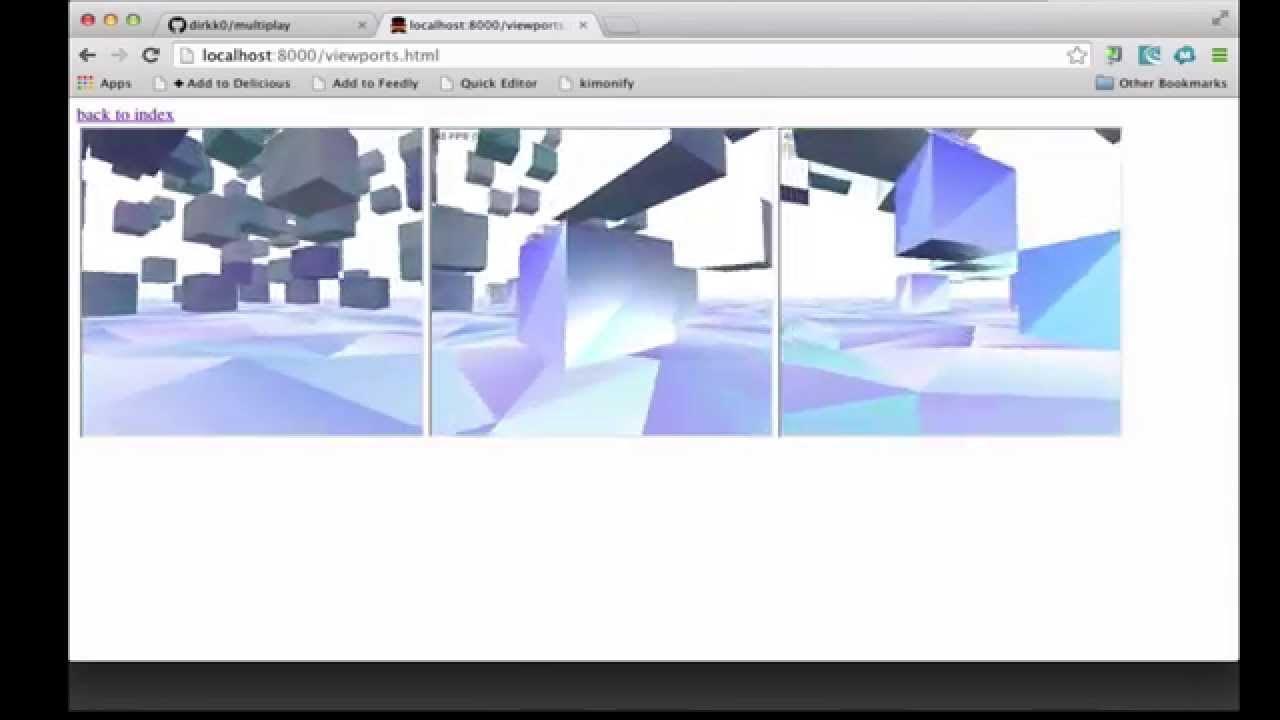 Multiplayer and viewport synchronisation example (with Three.js and ...