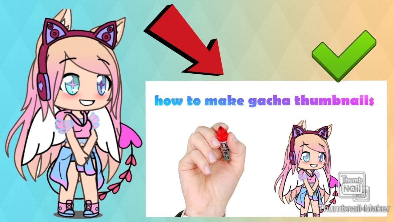 How To Make Gacha Thumbnails!(:read desc:) - YouTube