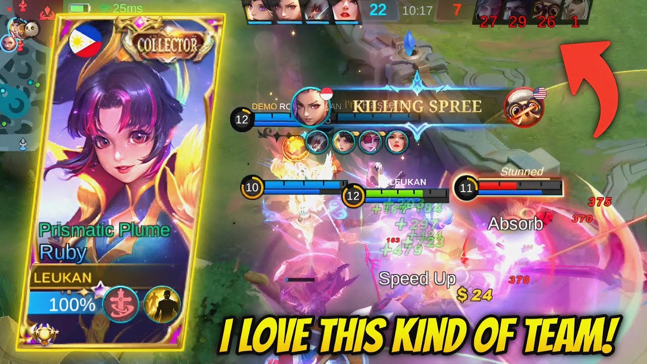 I WISH I COULD HAVE MORE TEAMMATES LIKE THIS IN RANKED!!🔥RUBY BEST ...