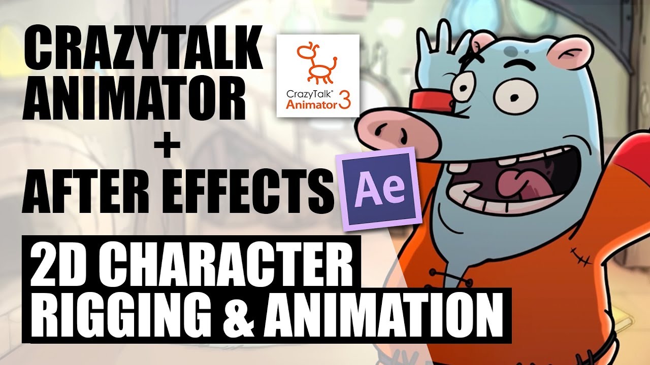 2D Cartoon Character Rigging & Animation using Crazytalk Animator and ...
