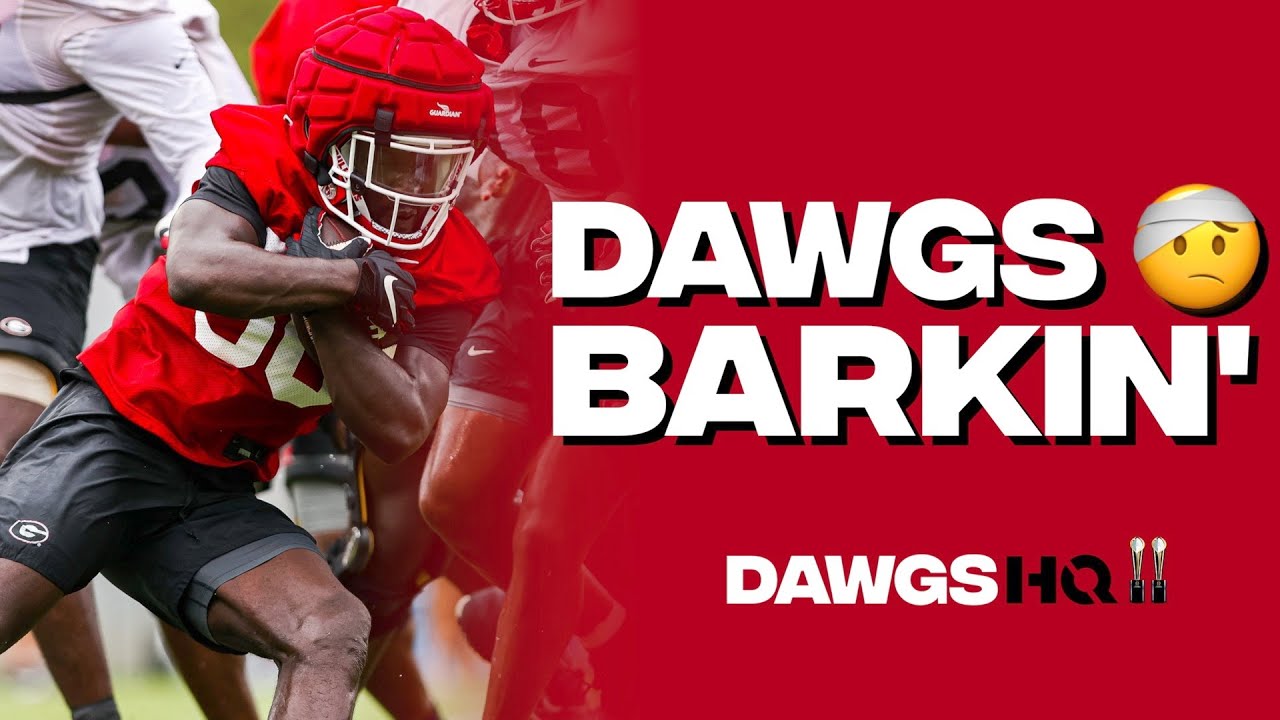 Georgia football practice notes: Dawgs running backs battling injuries ...
