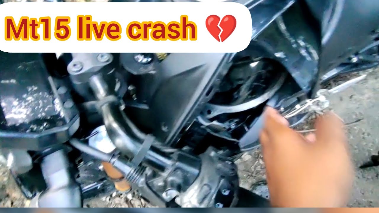 Live MT15 crash 💔 || MT15 Accident ho giya💔😱 - YouTube