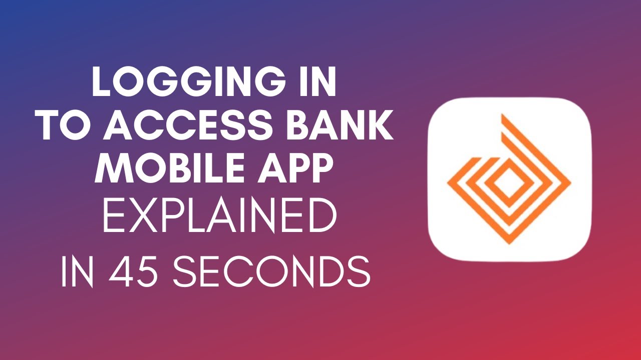 How To Login To Access Bank Mobile App (2025) - YouTube