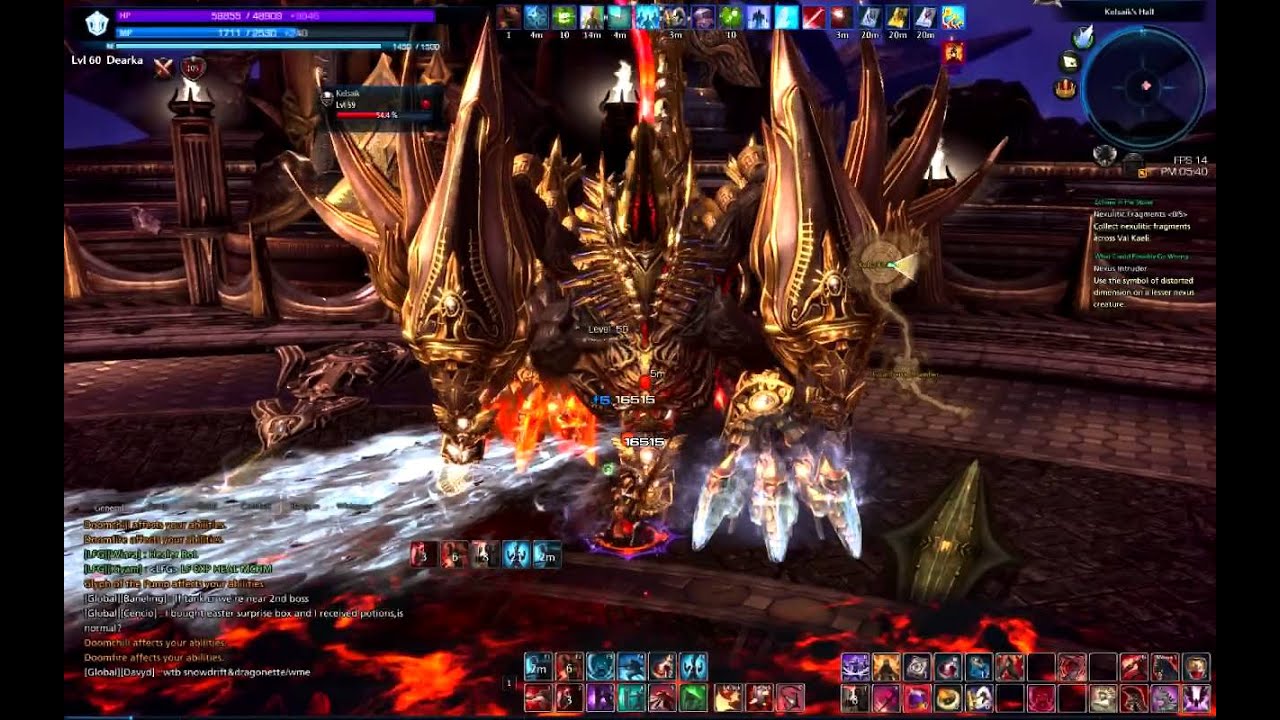 TERA - Kelsaik's Nest (Normal) Lancer Solo - YouTube