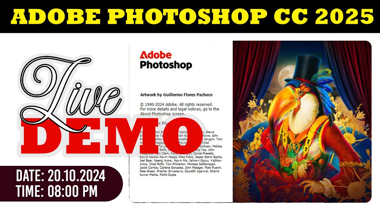 🔴 LIVE! Photoshop CC 2025 Live Demo - என்ன இருக்கு போட்டோஷாப் 2025-ல ...