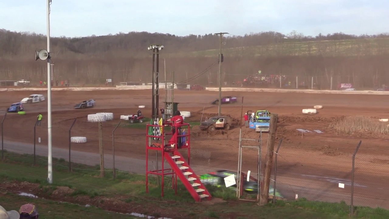 Midway Speedway Modified Feature 4-9-17 - YouTube