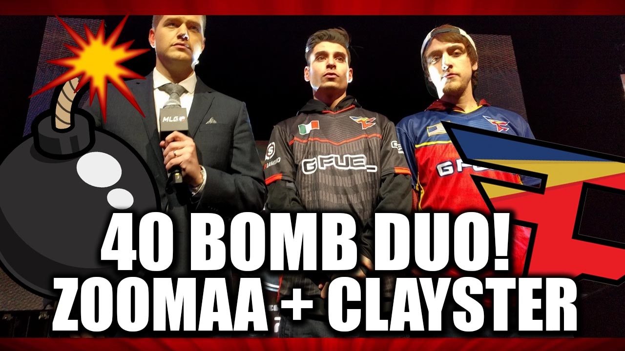 40 BOMB DUO - FAZE CLAYSTER / FAZE ZOOMAA - YouTube