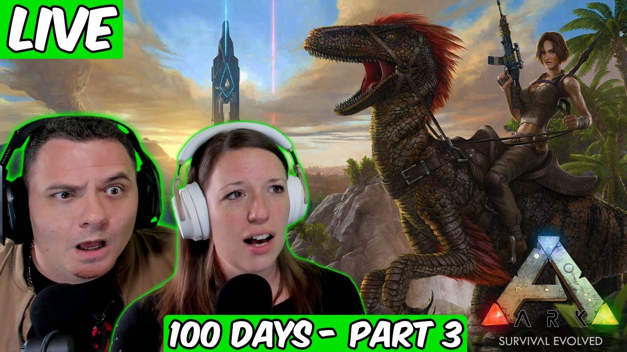 100 Days in Ark: Survival Evolved LIVE Part 3 - YouTube