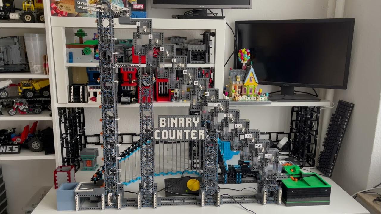 Lego GBC - Binary Counter 1-1024 - YouTube