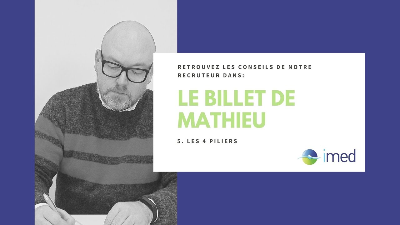 Le billet de Mathieu - Les 4 piliers du V.I.E Imed - YouTube