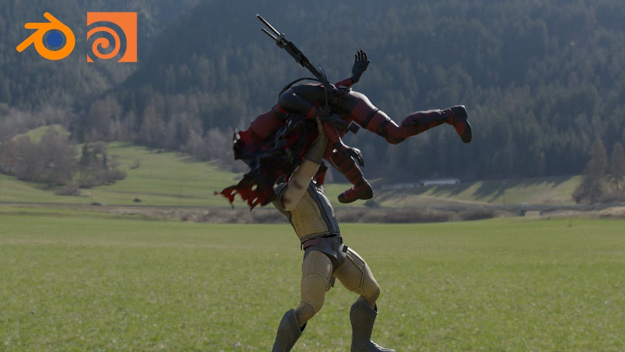 Deadpool & Wolverine VFX RENDER test (Blender/Houdini) - YouTube