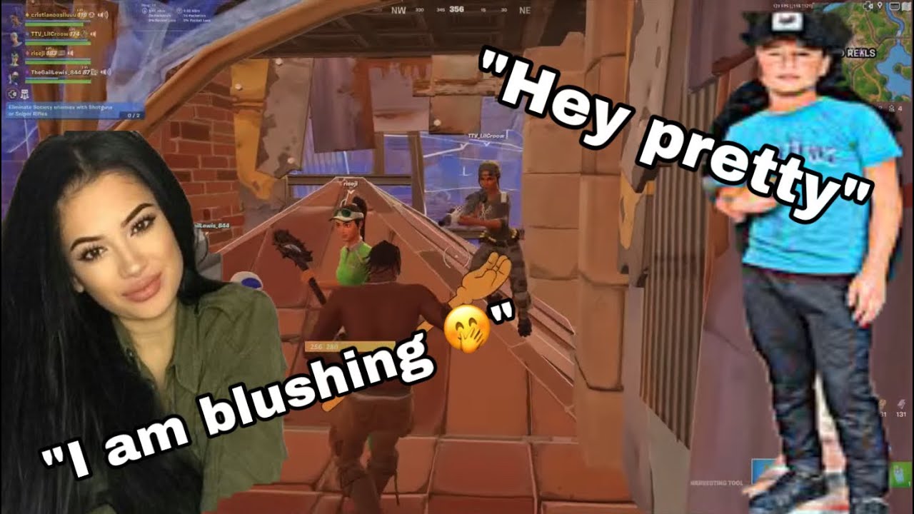 Mexican kid rizzes up shy french girl but ends in disaster fortnite ...