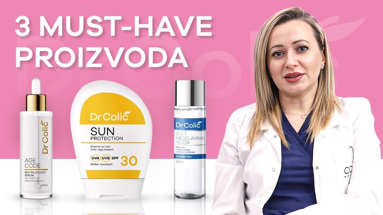 Ovo su 3 osnovna proizvoda za lice koja bi SVAKO TREBALO DA KORISTI ...