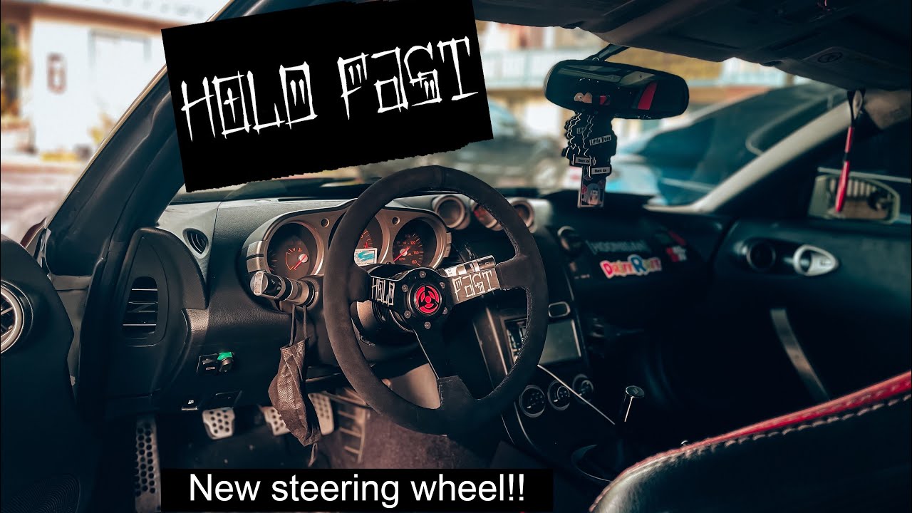 New HOLD FAST Steering Wheel for the 350z!!! - YouTube