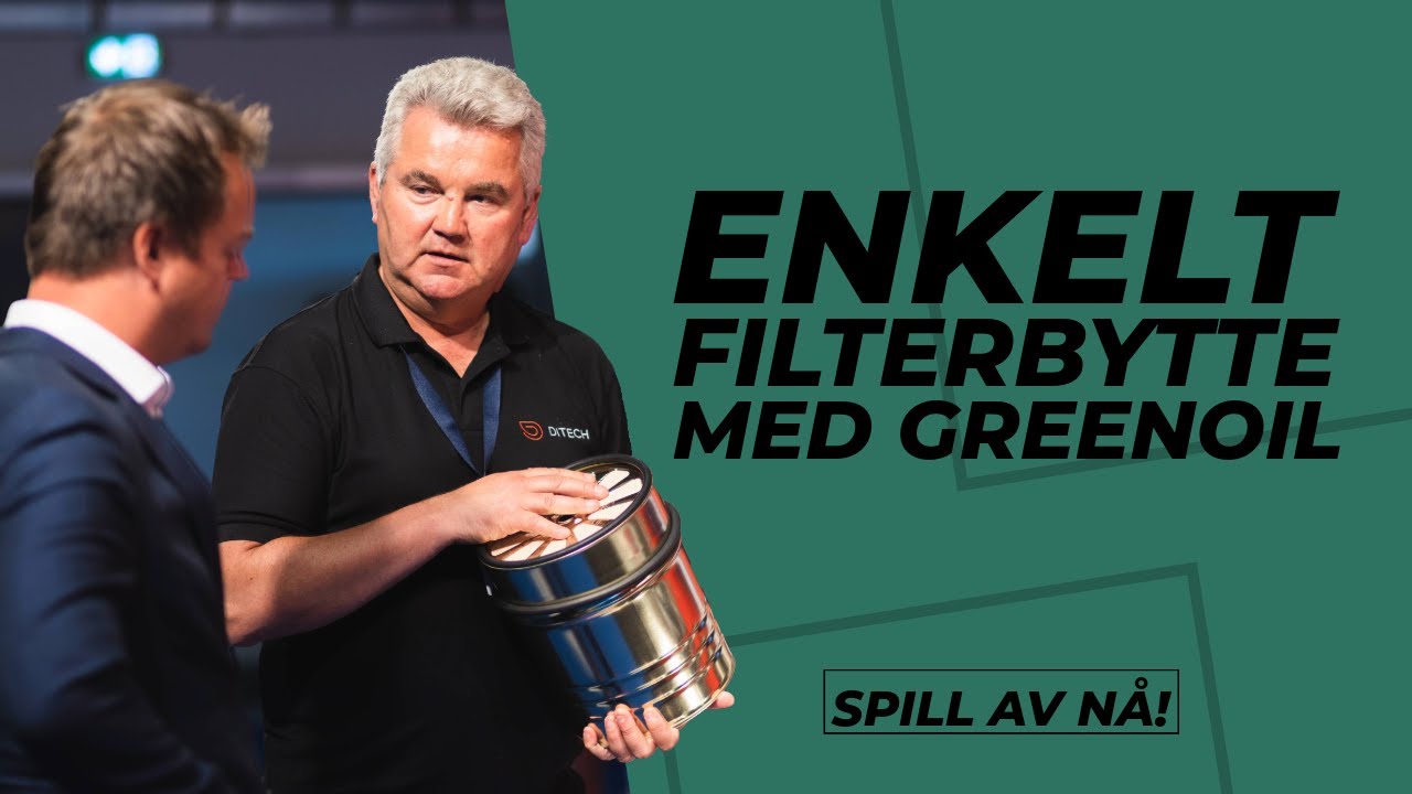 Enkelt filterbytte med GreenOil filtersystemer - YouTube